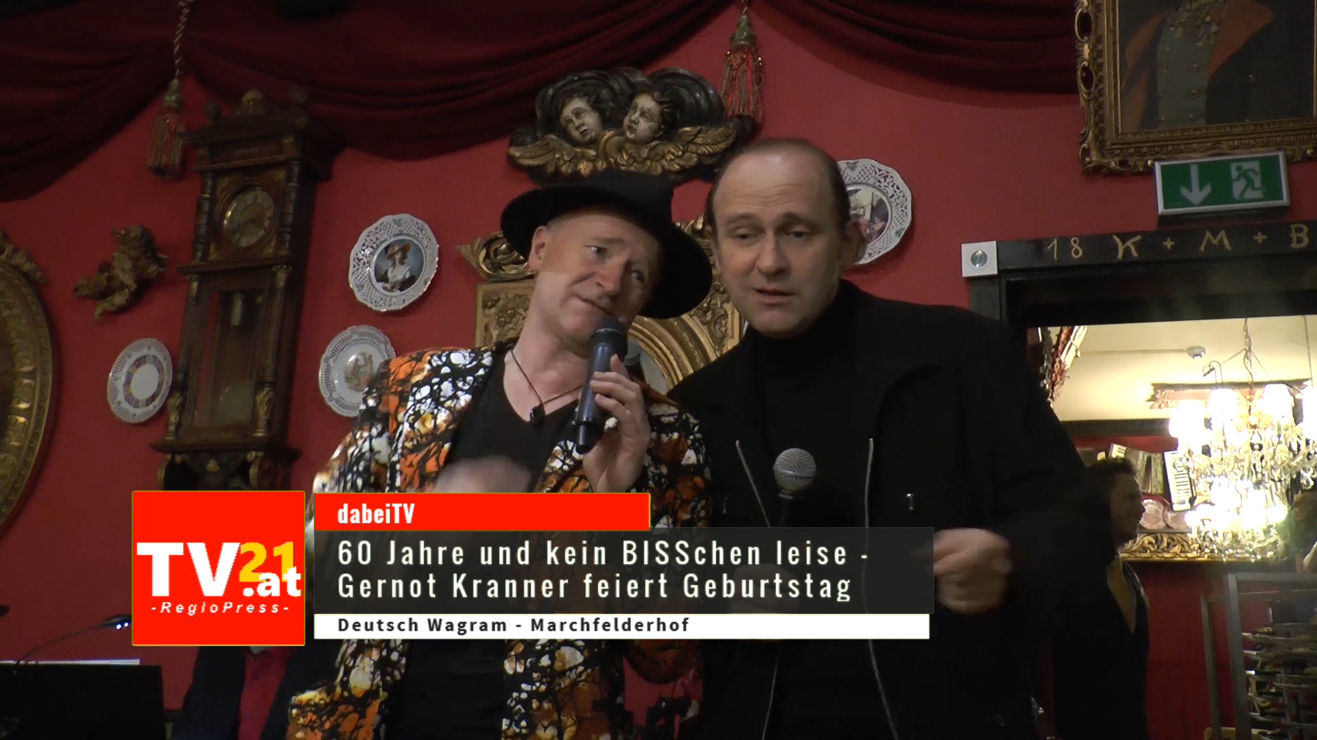 Marchfelderhof | 60 Jahre und kein BISSchen leise - Gernot Kranner feiert Geburtstag :: TV21 Austria